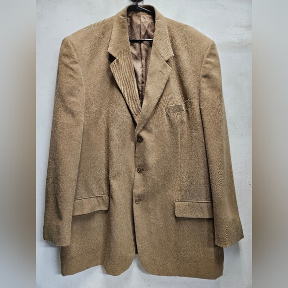 duomo Couture | Suits & Blazers | Duomo Couture 48 Extra Long Tan Suit ...